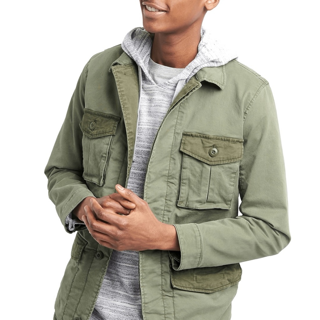 Gap M65 Field Jacket 綠 迷彩 雙色 軍裝 軍 夾克 外套 | 蝦皮購物