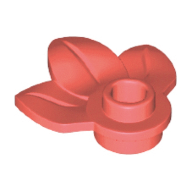 COOLPON｜這是樂高®LEGO®的正版零件 Plate Round 1x1 32607 6375789 葉子 珊瑚色 | 蝦皮購物