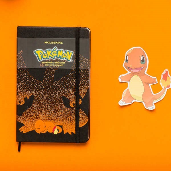 Moleskine 寶可夢小火龍限定版筆記本 L型 Pokémon Charmander Notebook (全新) | 蝦皮購物