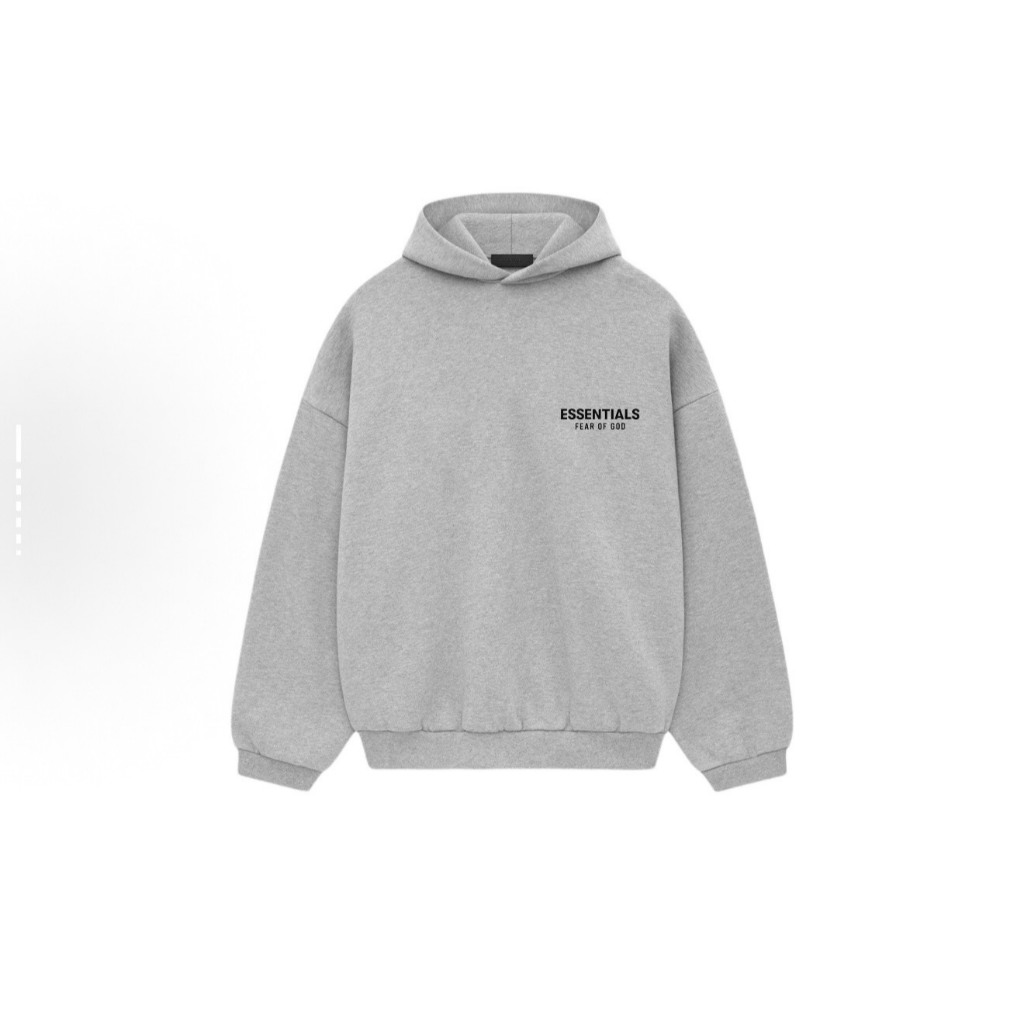 ☆小B之都☆ ESSENTIALS 24FW FLEECE HOODIE II BLACK 192HO246258F 灰 | 蝦皮購物