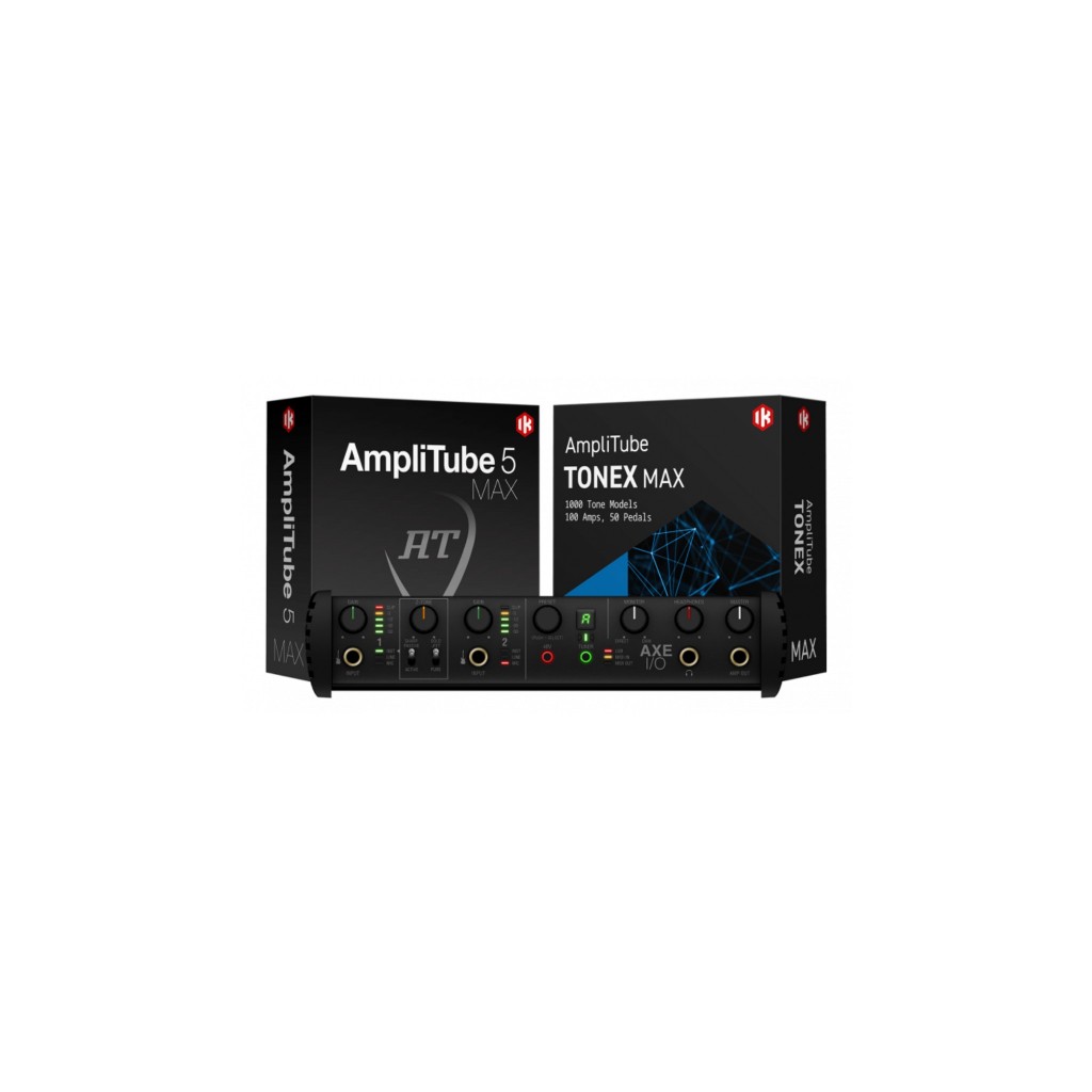 IK Multimedia AXE I/O 錄音介面 + AmpliTube 5 MAX + TONEX MAX Bun | 蝦皮購物