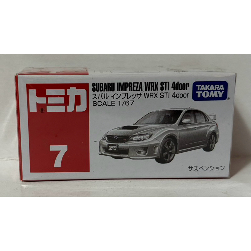 Tomica 多美 7 Subaru Impreza Wrx Sti 4door | 蝦皮購物