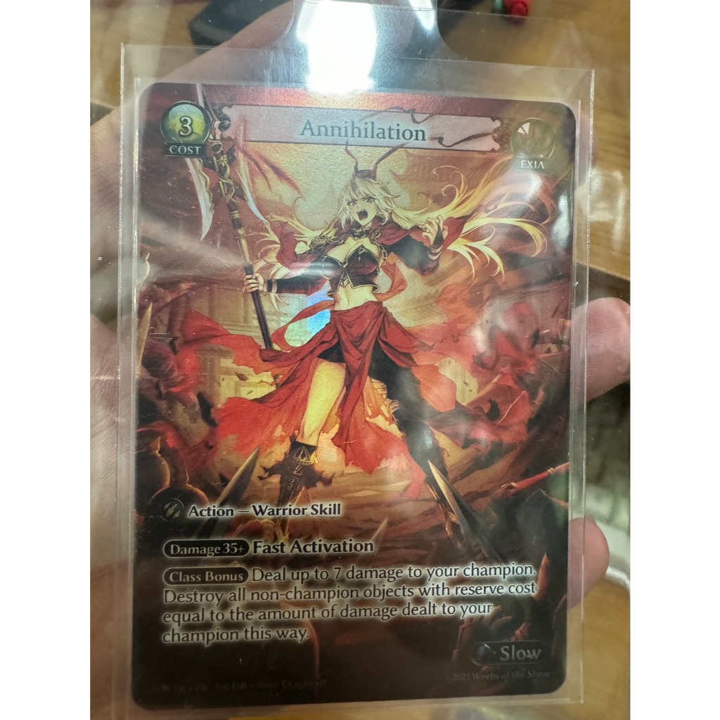 [元氣滿屋] GA Grand Archive HVN 閃卡 Annihilation UR Foil | 蝦皮購物