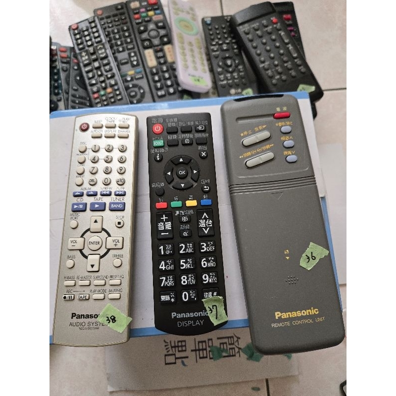 Panasonic N2QAYB液晶電視遙控器#37 $350、N2QAYB000008#38床頭組合劇院音響遙控器 | 蝦皮購物