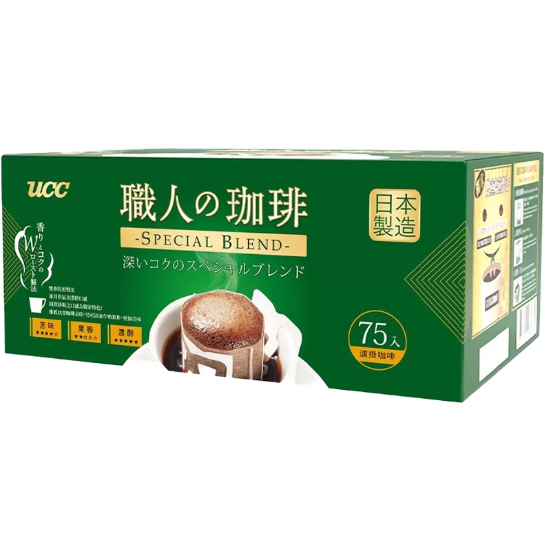 UCC 職人精選濾掛式咖啡7g*75入 | 蝦皮購物