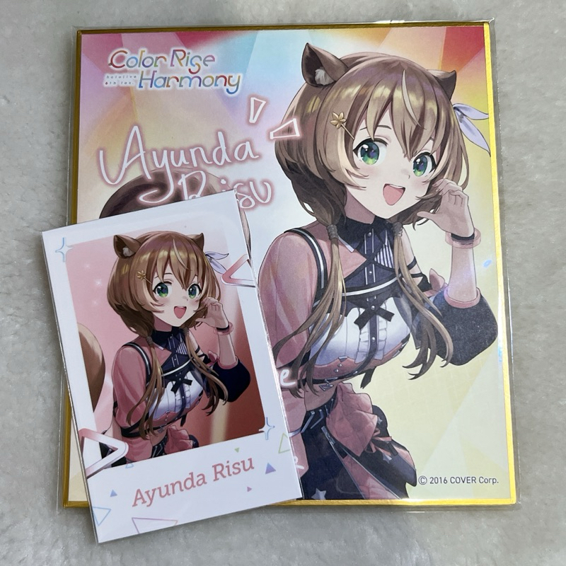 Hololive 現貨販售 Risu 演唱會 EXPO 2025 6th fes 拍立得 色紙 | 蝦皮購物