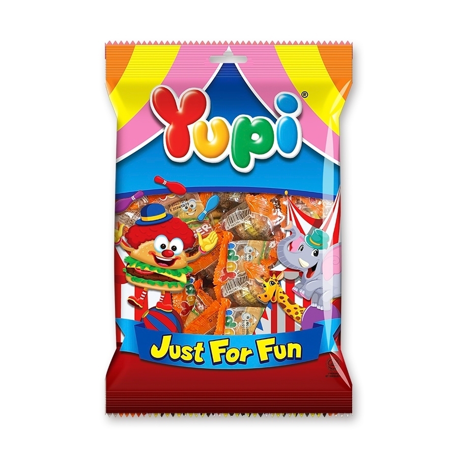 【疲老闆】印尼 Yupi 呦皮漢堡QQ軟糖 378g 袋 漢堡軟糖 軟糖 | 蝦皮購物
