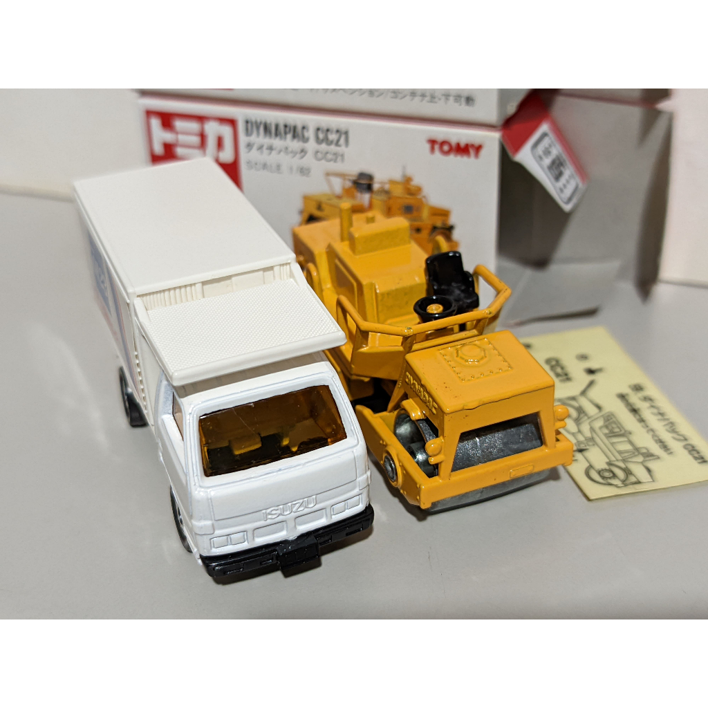多美 tomy tomica 59 Dynapac CC21 壓路機 32 Isuzu ELF 貨車 日本製 紅盒 | 蝦皮購物