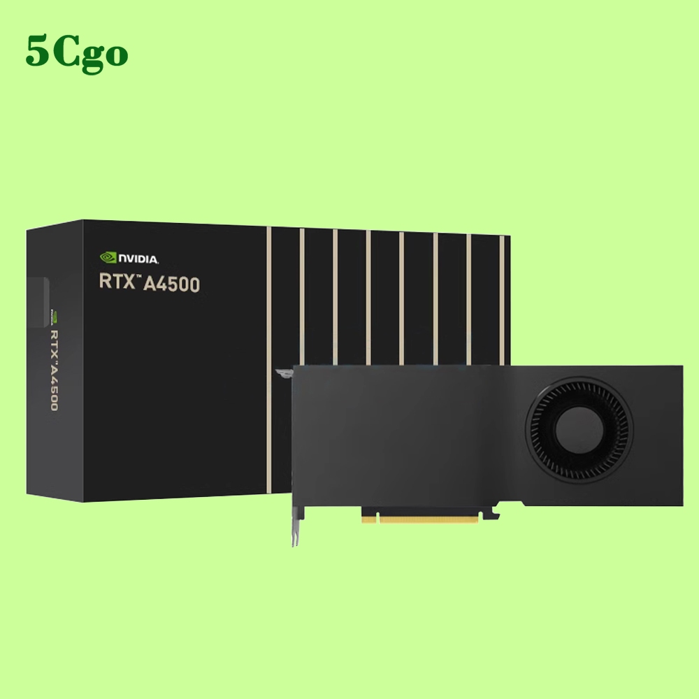 5Cgo.【含稅】全新NVIDIA/英偉達 RTX A4500 20GB專業圖形顯示卡顯卡影片剪輯AI計算3D建模渲染 | 蝦皮購物