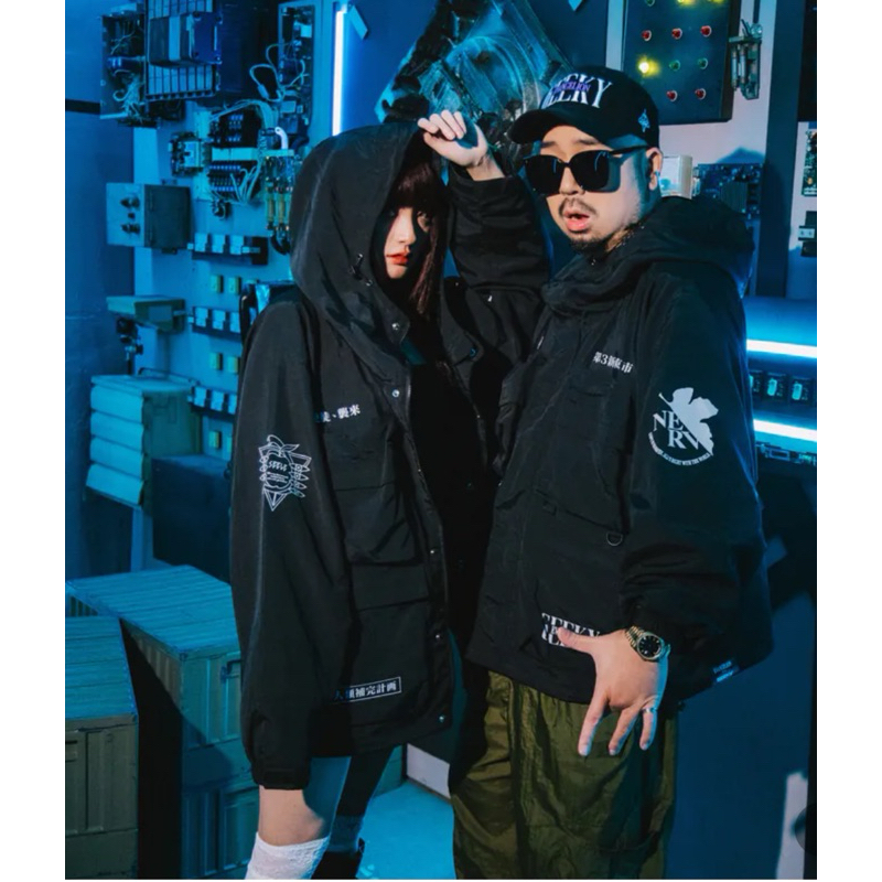 XCTRL.116 GEEKY x EVA 福音戰士 初號機機能工裝外套 風衣外套 防風防潑水 | 蝦皮購物