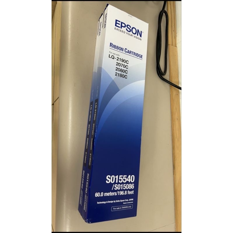 全新EPSON S015540 原廠色帶捲適用: LQ-2170C/LQ-2080C/LQ-2180C/LQ-2190C | 蝦皮購物