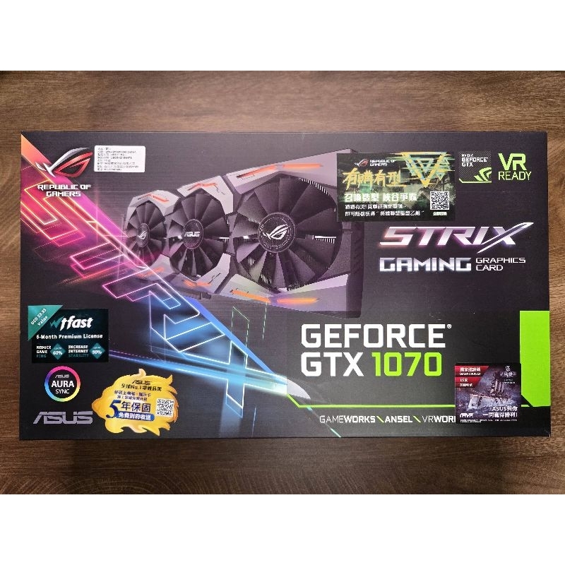 二手 華碩 ASUS Rog strix GTX 1070 O8G Gaming | 蝦皮購物