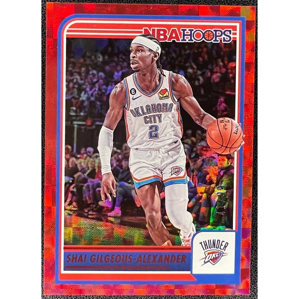 球員卡 SGA Shai Gilgeous Alexander 2023-24 Hoops Hyper Red 限量99 | 蝦皮購物