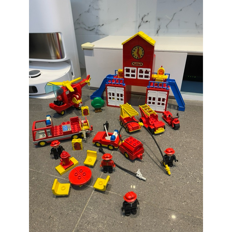 Lego Duplo 2658 2677 2690 2691 得寶 積木 消防局 1989年絕版 丹麥製 | 蝦皮購物