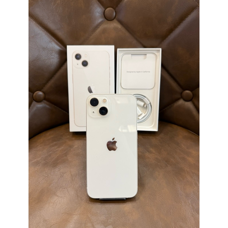 Apple iPhone 13 128g 白色 97% 6.1吋 無維修 二手機 原盒 保固內 台北 現貨 | 蝦皮購物