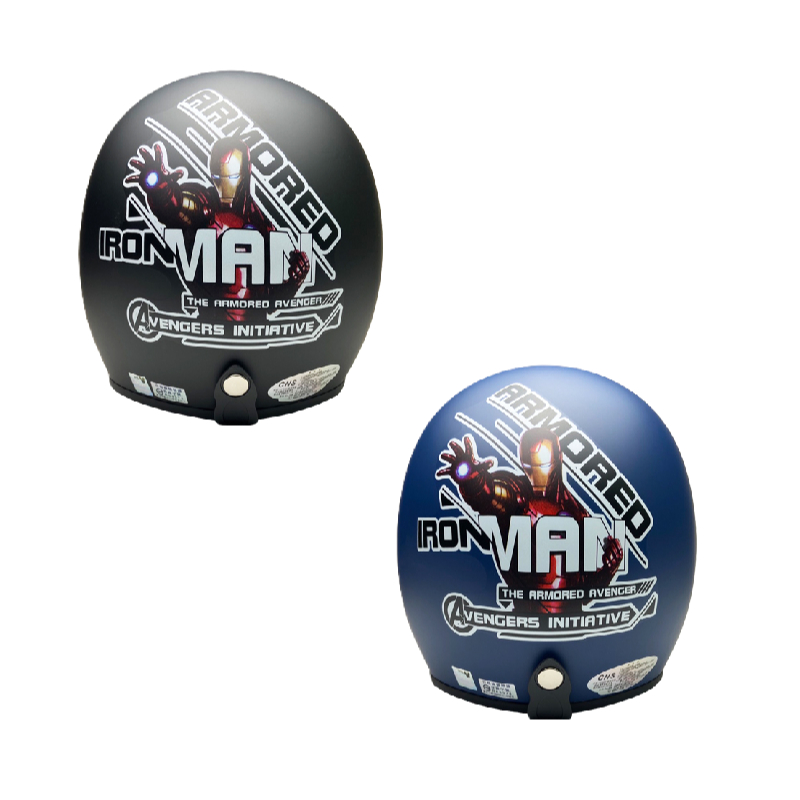 EVO CA-310 CA310 安全帽 鋼鐵人 多色可選 漫威 聯名款 復古帽 金屬插扣 半拆洗 半罩 | 蝦皮購物