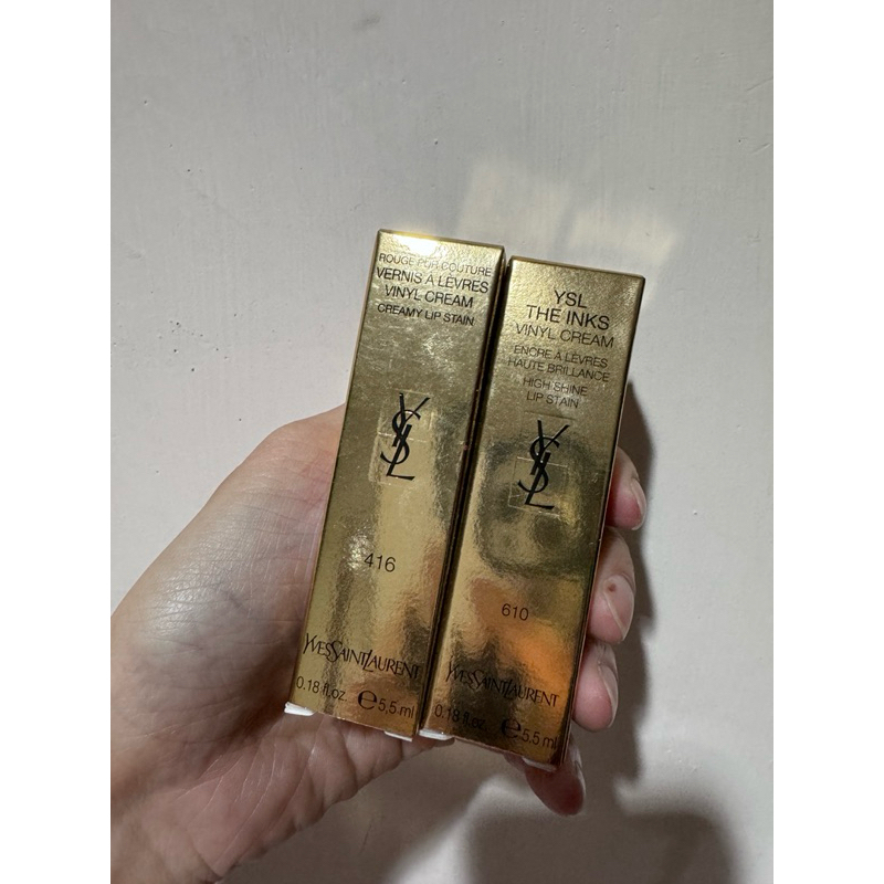 #代購 YSL 聖羅蘭 奢華印記鎖心光唇釉 610 416 愛心唇釉 水光唇釉 奢華緞面漆光唇釉 | 蝦皮購物