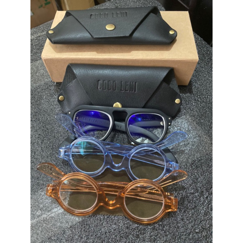 CoCo Leni Eyewear 全新名牌眼鏡框 原價6000以上的 眼鏡框 可拿去眼鏡行配度數 兩種顏色【全新現貨】 | 蝦皮購物
