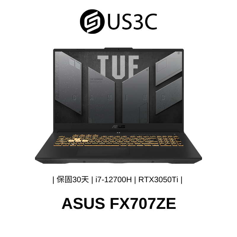 ASUS FX707ZE 17吋 FHD i7-12700H 32G 512G SSD+1T SSD RTX3050Ti | 蝦皮購物