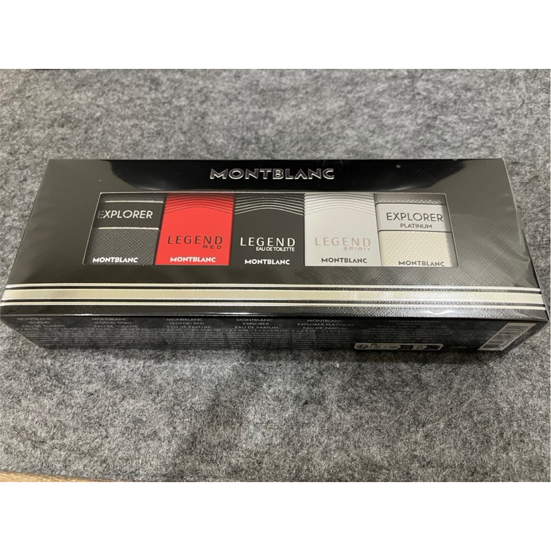MONTBLANC萬寶龍 男性小香禮盒 4.5mlx5限量禮盒 | 蝦皮購物