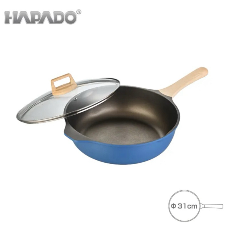 瑞士HAPADO鈦金不沾炒鍋31cm(HAP-31DP) | 蝦皮購物