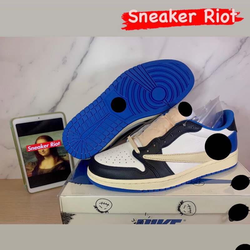 【SR】訂金 Travis Scott Fragment 藤原浩 閃電 倒勾 倒鉤 低筒 AJ1 #3- | 蝦皮購物