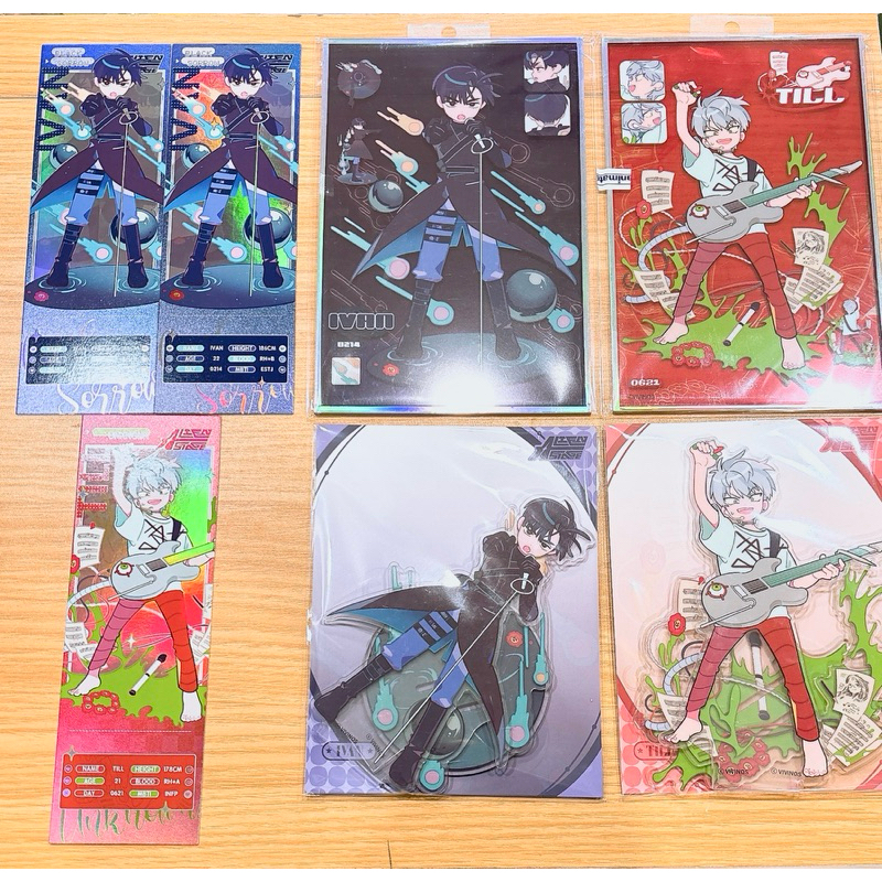 Alien Stage 官方周邊 同人周邊 ALNST 異形舞台 外星人舞台 Ivan Till ivti 立牌 色紙 | 蝦皮購物