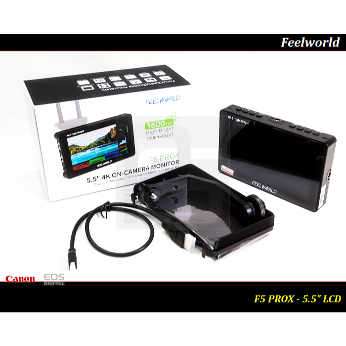 【台灣現貨-特價贈送F570】FEELWORLD F5 PRO X - 5.5吋4KHDMI攝影監視器/全高清 | 蝦皮購物
