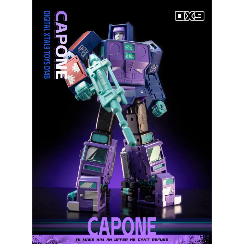 【全新現貨】DX9 G2 汽車大師 含貨櫃 D14B 飛天虎 Capone 汽車合體 創工 MP比例 第三方 變形玩具 | 蝦皮購物