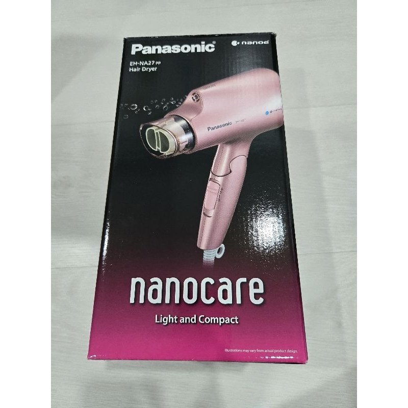 Panasonic EH-NA27-PP 國際牌 奈米水梨子吹風機 全新未拆 粉紅色 | 蝦皮購物