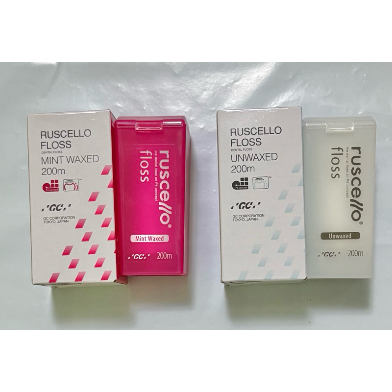 GC ruscello floss 200m有蠟/無蠟牙線 | 蝦皮購物