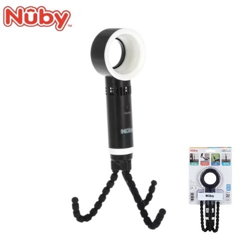 Nuby 無葉片式推車風扇 USB充電 隨行小風扇 | 蝦皮購物