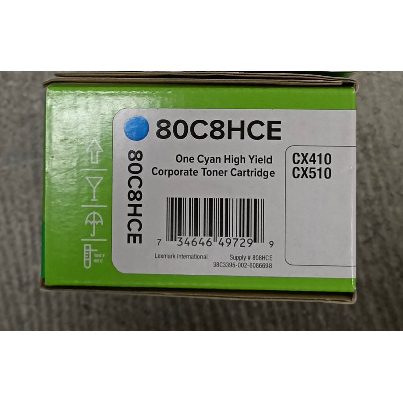 （現貨Q物）利盟 Lexmark CX410 CX510原廠碳粉 青色 | 蝦皮購物