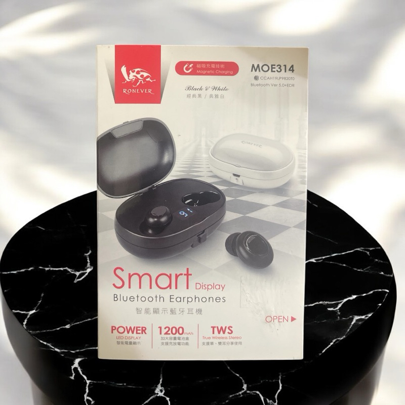 🔥車舖子批發倉庫🔥 9.9新RONEVER 智能顯示耳機 MOE314（版主對音質跟音量很龜毛這台強推薦） | 蝦皮購物