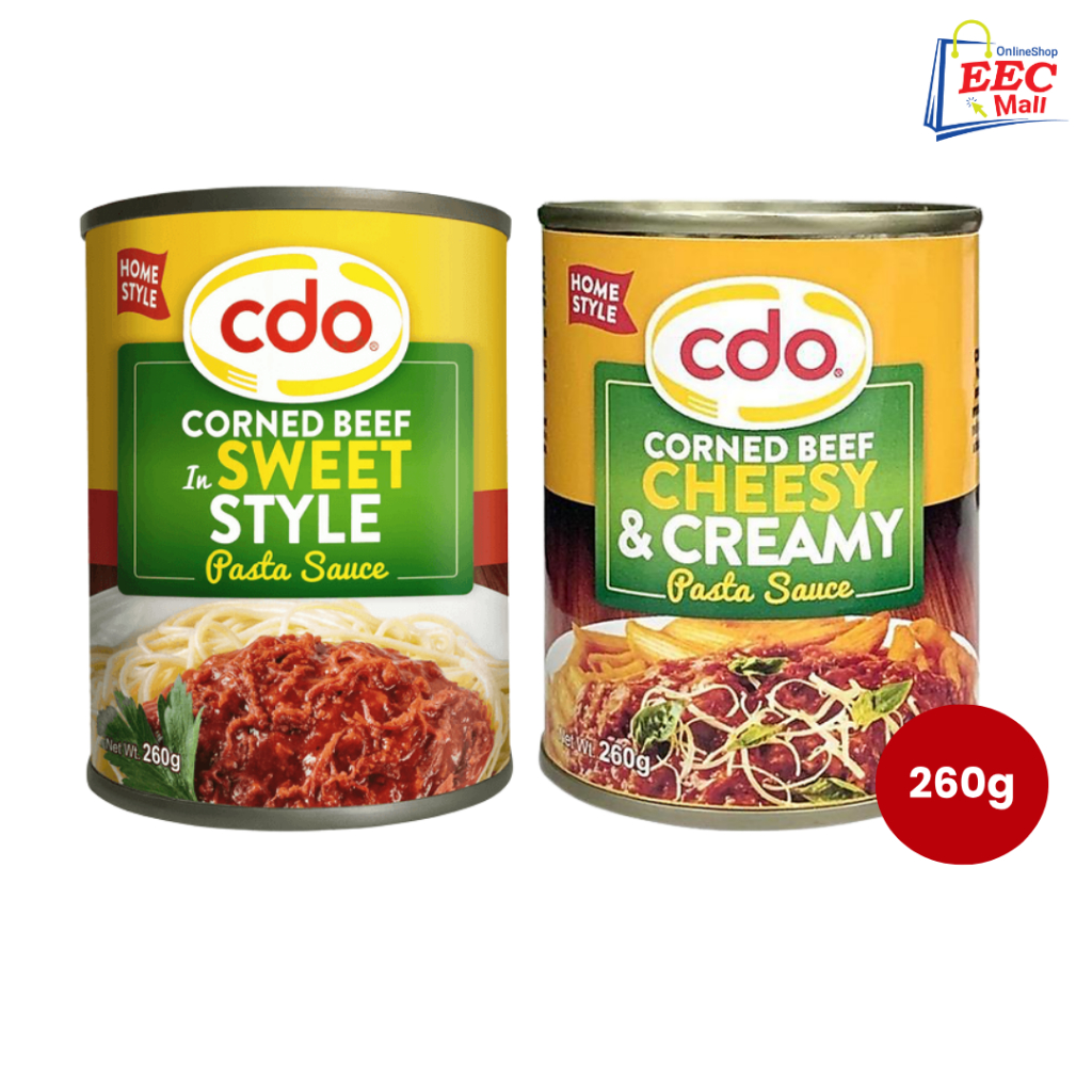菲律賓 CDO Corned Beef Pasta Sauce Cheesy 午餐肉醬 番茄牛肉醬 牛肉起司醬 260g | 蝦皮購物