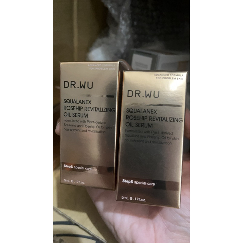 Dr Wu角鯊玫瑰果賦活精華油5 ml | 蝦皮購物