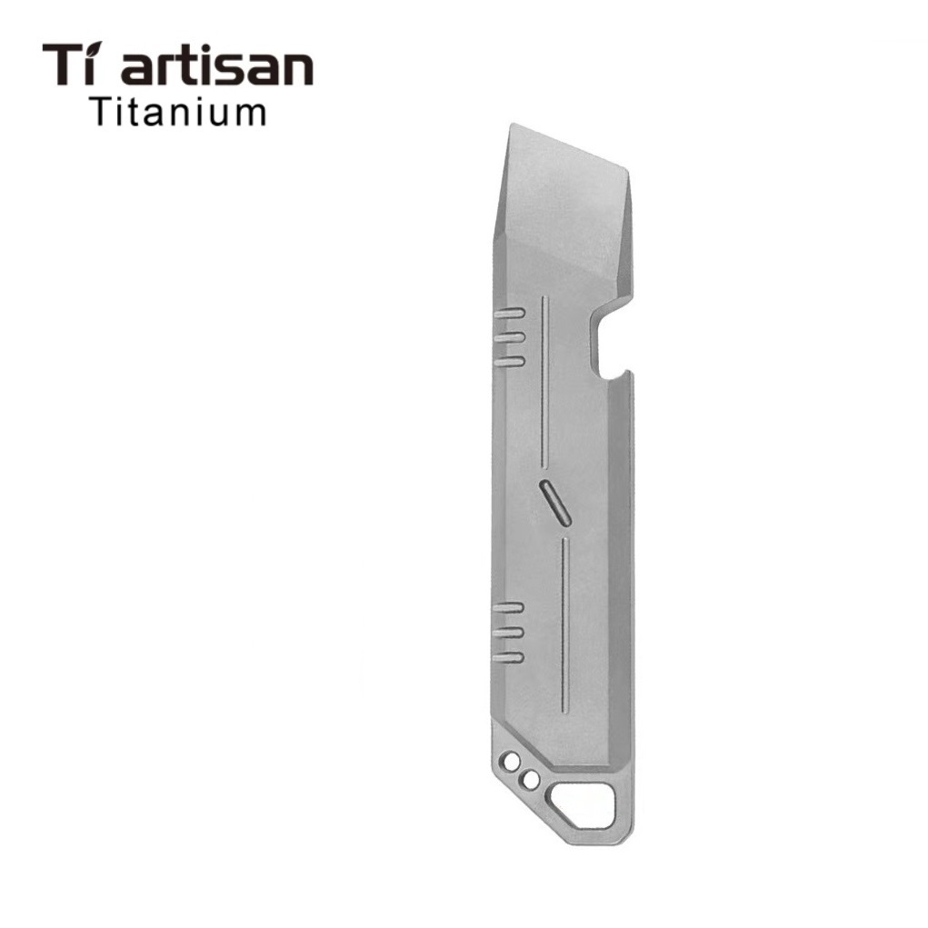 【鈦Ti】鈦工匠TC4鈦合金高硬度撬棒【贈鈦雙圈】戶外求生防身工具Ta6123鑿子、開瓶器、扳手 Ti artisan | 蝦皮購物