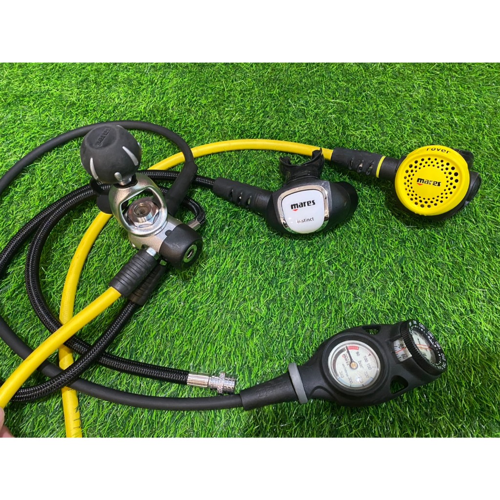 Mares MR52 一級頭 Instinct 天生好手 二級頭 Rover 備二 二用錶 9成新 1年保固 輕量化 | 蝦皮購物