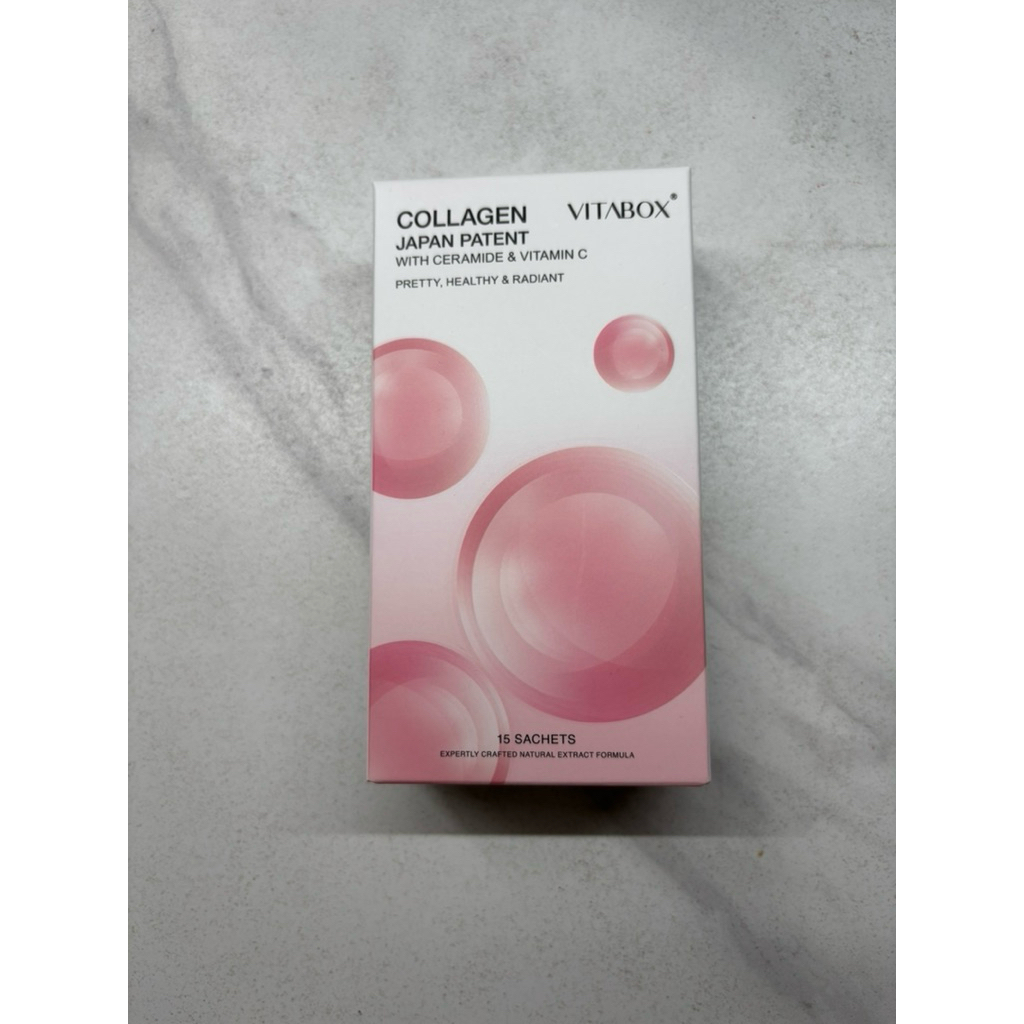 公司貨全新未拆封Vitabox光采專科-雙效膠原蛋白粉+神經醯胺+西印度櫻桃C | 蝦皮購物