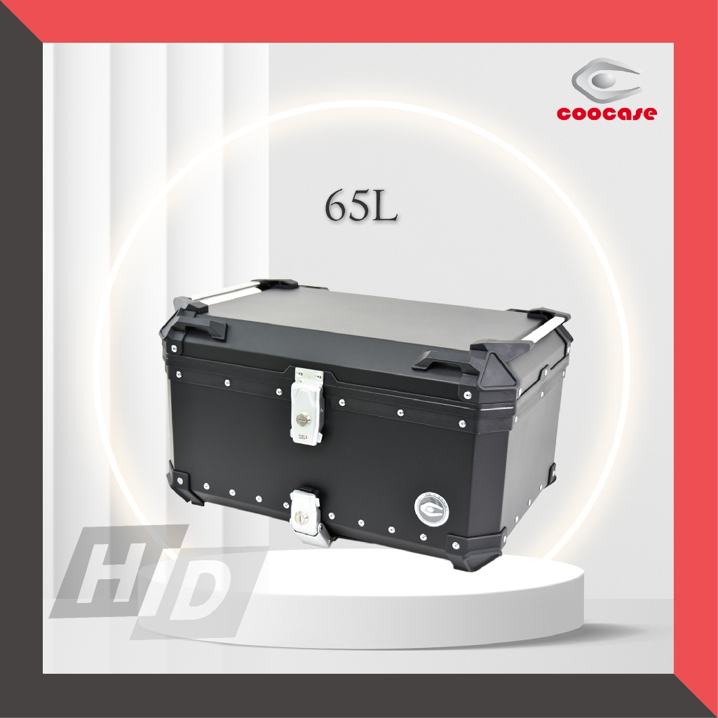 置物箱 快拆設計 COOCASE 酷凱士 65L 鋁合金 機車後置物箱 附靠墊 | 蝦皮購物