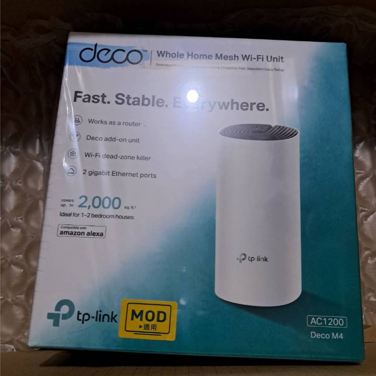 二手近全新 TP-Link Deco M4 AC1200 Mesh Wi-Fi 路由器 分享器 | 蝦皮購物