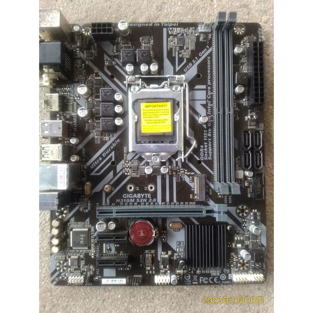 技嘉 GIGABYTE H310M S2H 2.0 LGA1151 主機板 良品 | 蝦皮購物