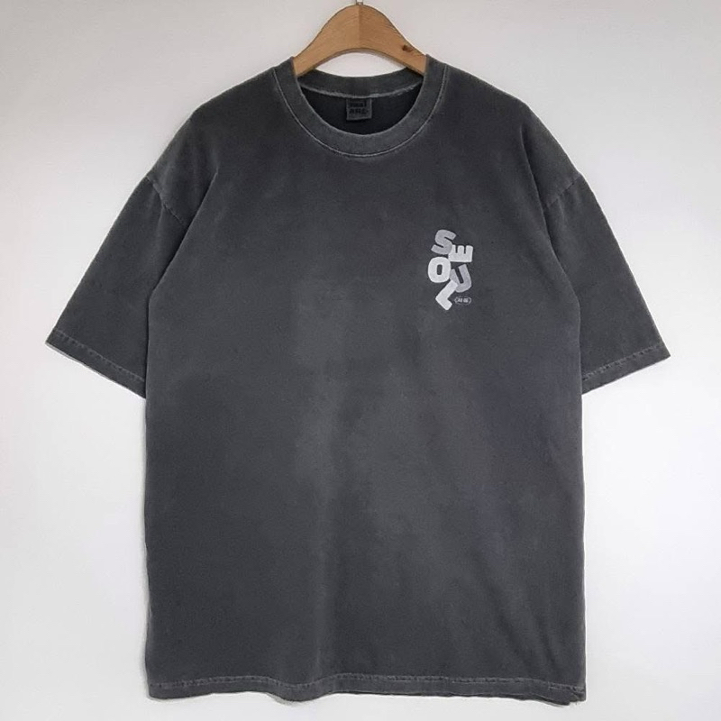 韓國 Malang Seoul 短T ins 正韓 夏天 短袖街頭 英文 上衣 韓國 OVERSIZE T恤 情侶 | 蝦皮購物