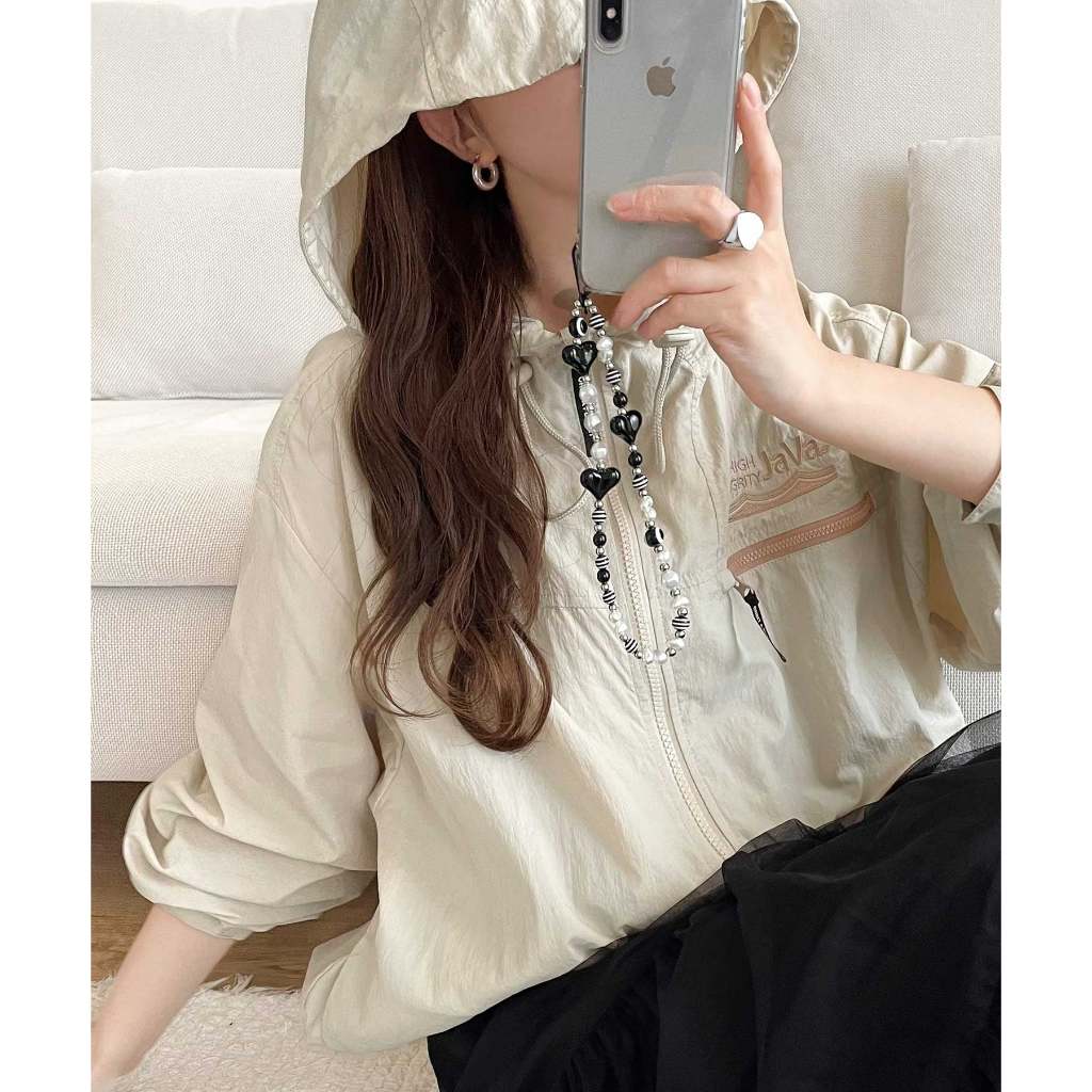 DoReFe | 日本代購 Java oversize 拉鏈輕量連帽外套 尼龍防風外套 遮陽外套 | 蝦皮購物