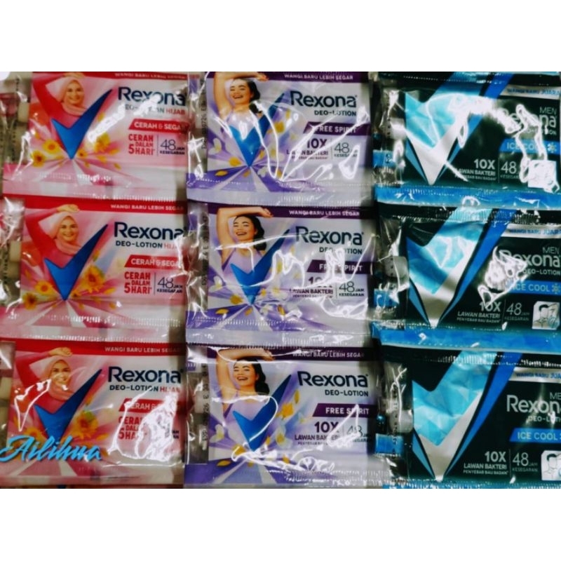 Rexona Deo lotion satu renceng 蕊娜止汗芳香包 10包入 | 蝦皮購物