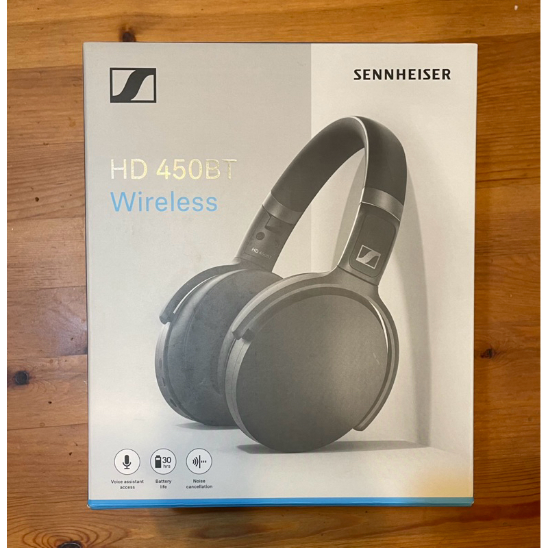 sennheiser 抗噪耳罩式耳機，HD 450 BT wireless黑色 | 蝦皮購物