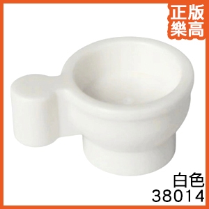 樂高 LEGO 白色 杯子 茶杯 咖啡杯 38014 6235083 餐具 人偶 城市 積木 White Tea Cup | 蝦皮購物