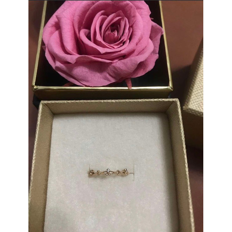 Agete Nojess蕾絲鏤空鑽戒 | 蝦皮購物