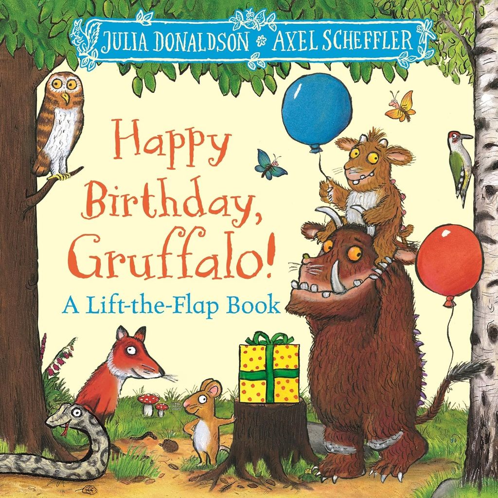 【Macmillan】精裝硬頁 翻翻書 Happy Birthday, Gruffalo! 怪獸古肥玀 +QR code | 蝦皮購物