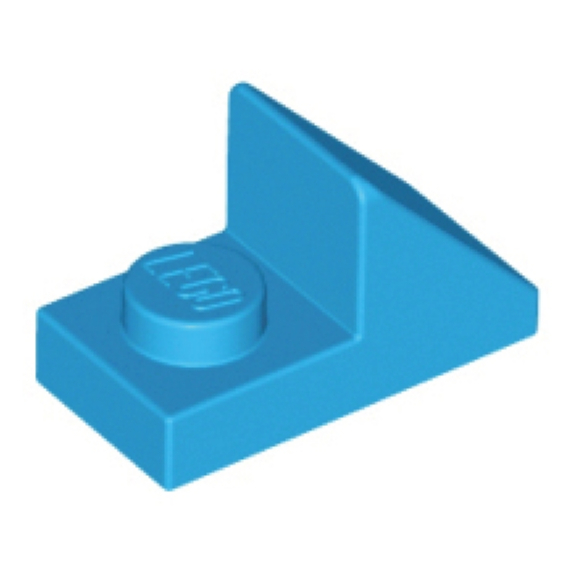 COOLPON｜這是樂高®LEGO®的正版零件 Slope 45 2x1帶 2/3 切口 92946 15672 深天藍 | 蝦皮購物